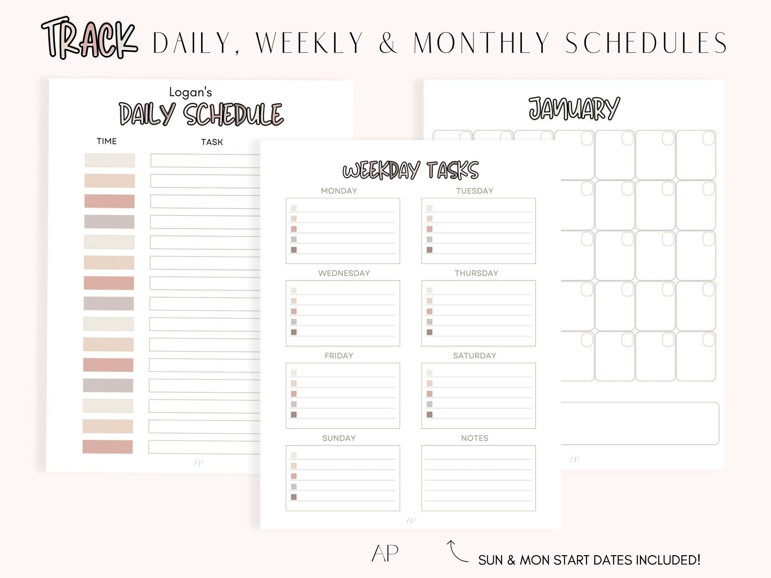 Editable Children's Cleaning Planner, Kids Chore Chart, Daily Weekly ...