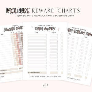 Editable Children's Cleaning Planner, Kids Chore Chart, Daily Weekly ...
