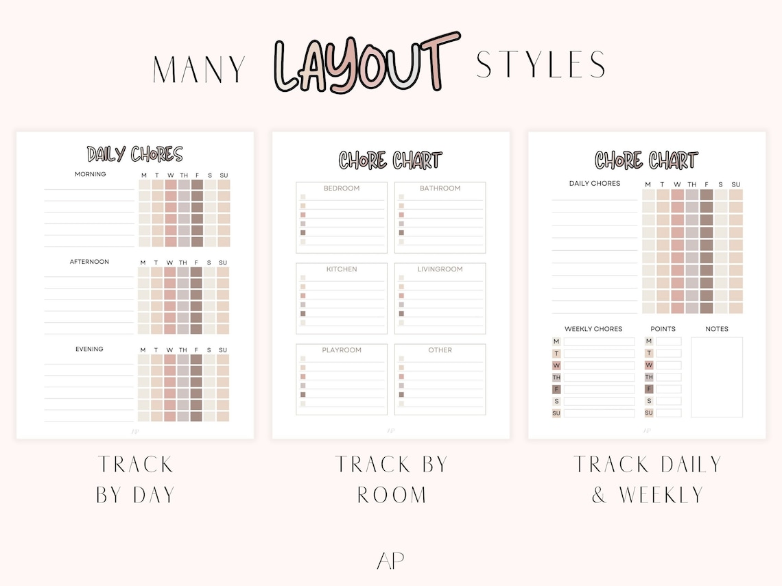 Editable Children's Cleaning Planner, Kids Chore Chart, Daily Weekly ...