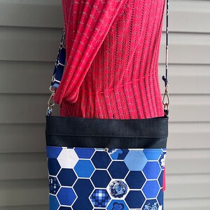 Aspen Crossbody Bag. Sustainable Natural Cork With Geometric Fabric ...