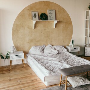 Circular Wall Decal Geometric Sticker Geometric Wall Sticker Circle ...