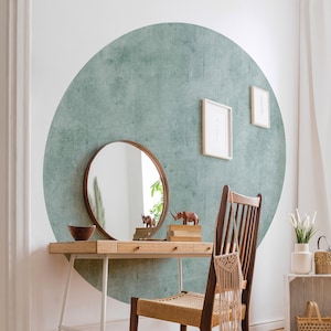Circular Wall Decal Geometric Sticker Geometric Wall Sticker Circle ...