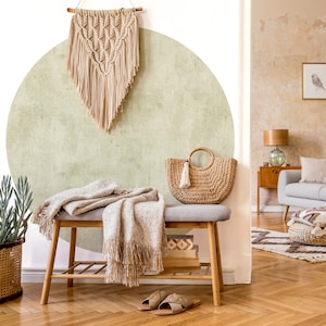 Geometric Circle Wall Decal: Colorblock Nursery Decor - Etsy