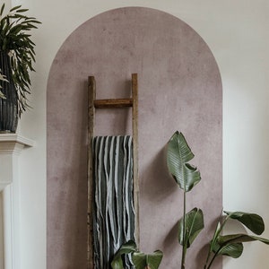 Colorblock Arch Wall Decal: Bedroom Headboard Decor - Etsy