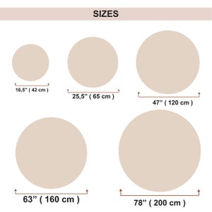 Geometric Circle Wall Decal: Colorblock Nursery Decor Circle Headboard ...