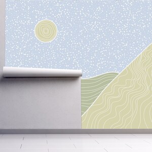 Japanese Wave Wallpaper, Peel and Stick Wallpaper, Removable Wallpaper ...