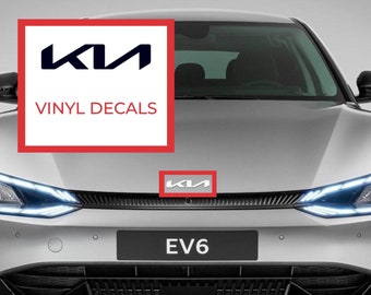 Kia Ev6 Vinyl Decal - Etsy