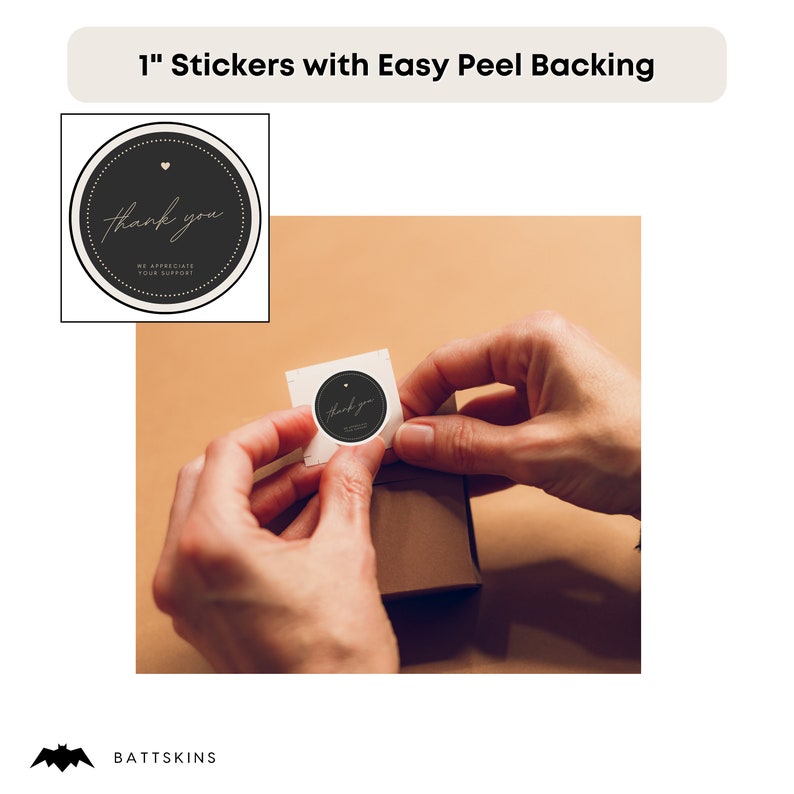 Custom 2 High Gloss Stickers for Small Business Add 2 Stickers to ...