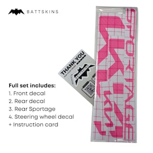Overlay Logo Decals Fits 2022-26 Sportage | Vinyl Decals | Available in ...