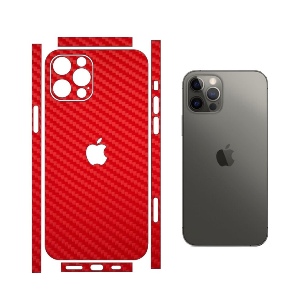 Red Carbon Fiber iPhone Skin Wrap – Edge-to-edge Protection - Etsy