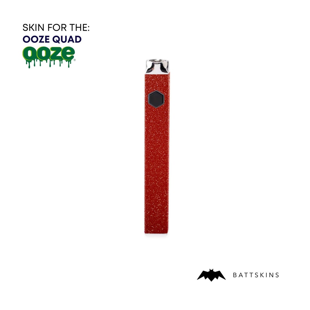OOZE QUAD Flex Temp Red 3D Shimmer Skin *skin Only* | No Device ...