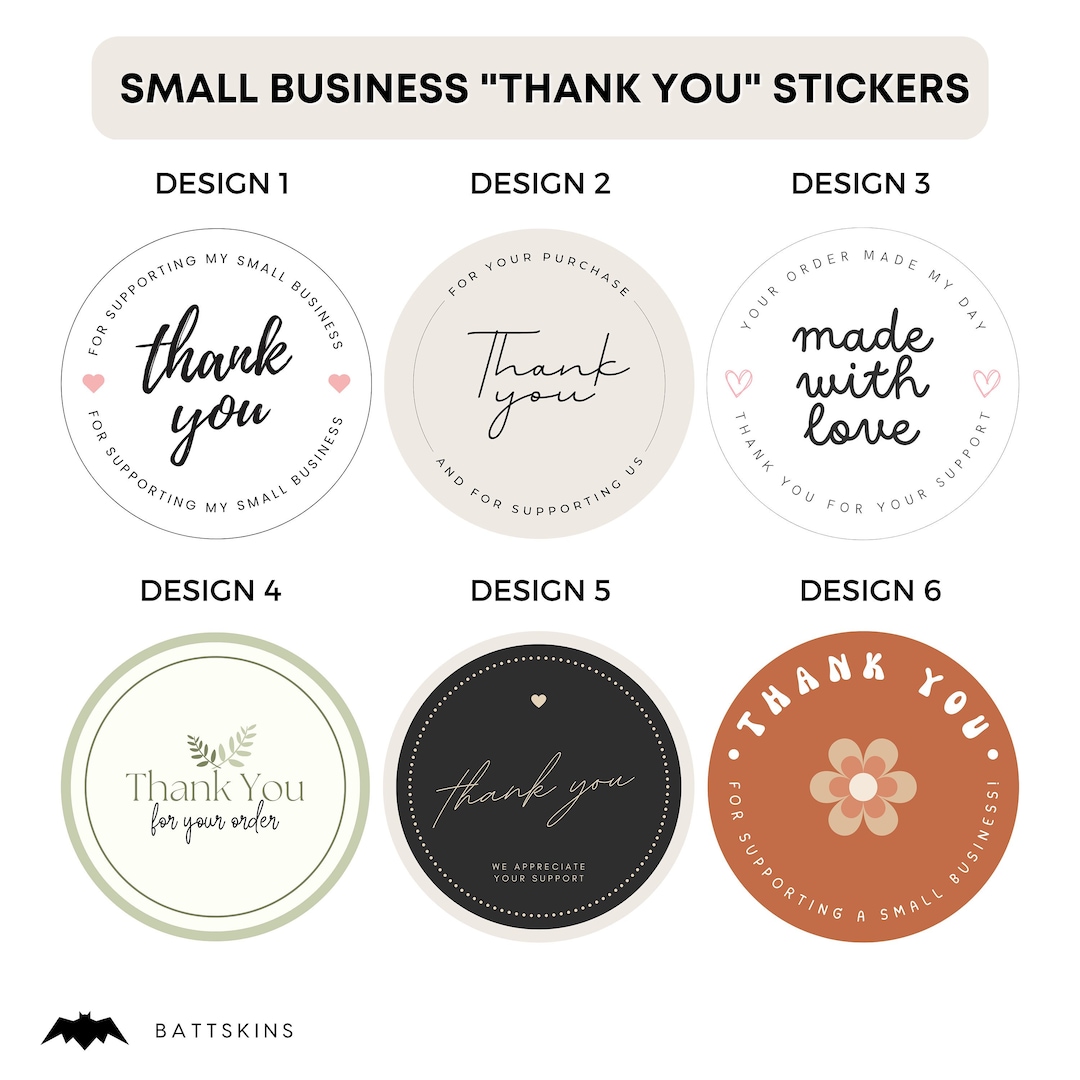 Custom 2 High Gloss Stickers for Small Business Add 2 Stickers to ...