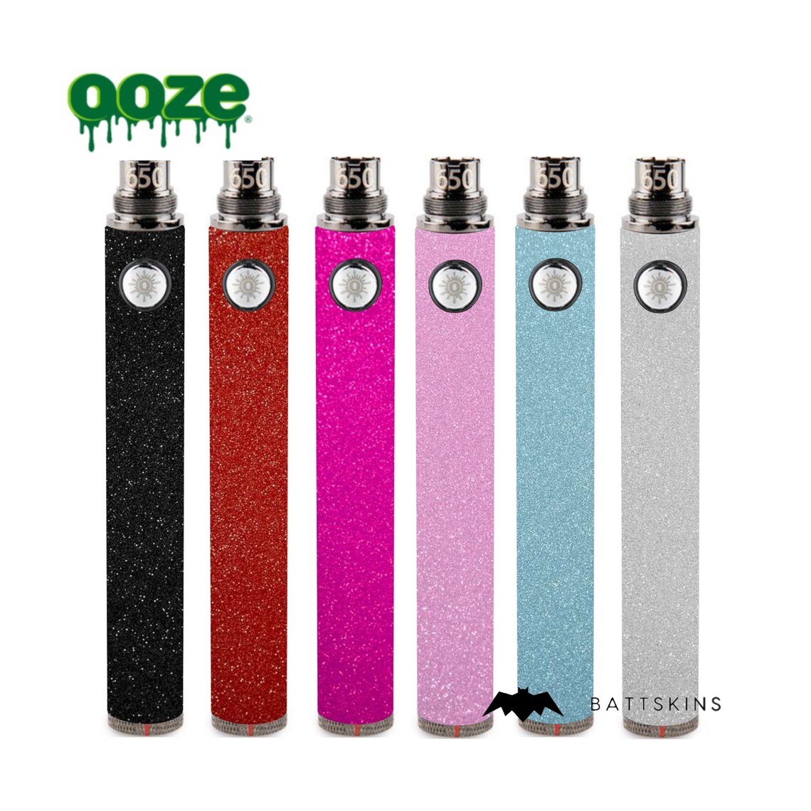 OOZE Twist 510 Thread 650 Mah Skin | 3D Shimmer Skins *SKIN ONLY* | No ...