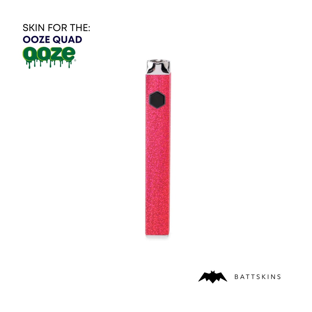 OOZE QUAD Flex Temp Neon Pink Holographic Skin SKIN Only No Device ...