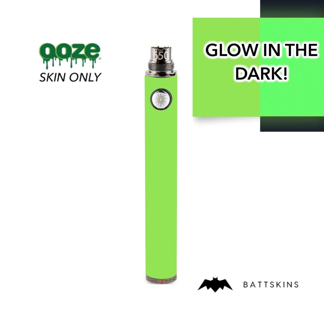 OOZE Twist 510 Thread 650 Mah Skin | Neon Green Glow-in-the-dark Skin ...
