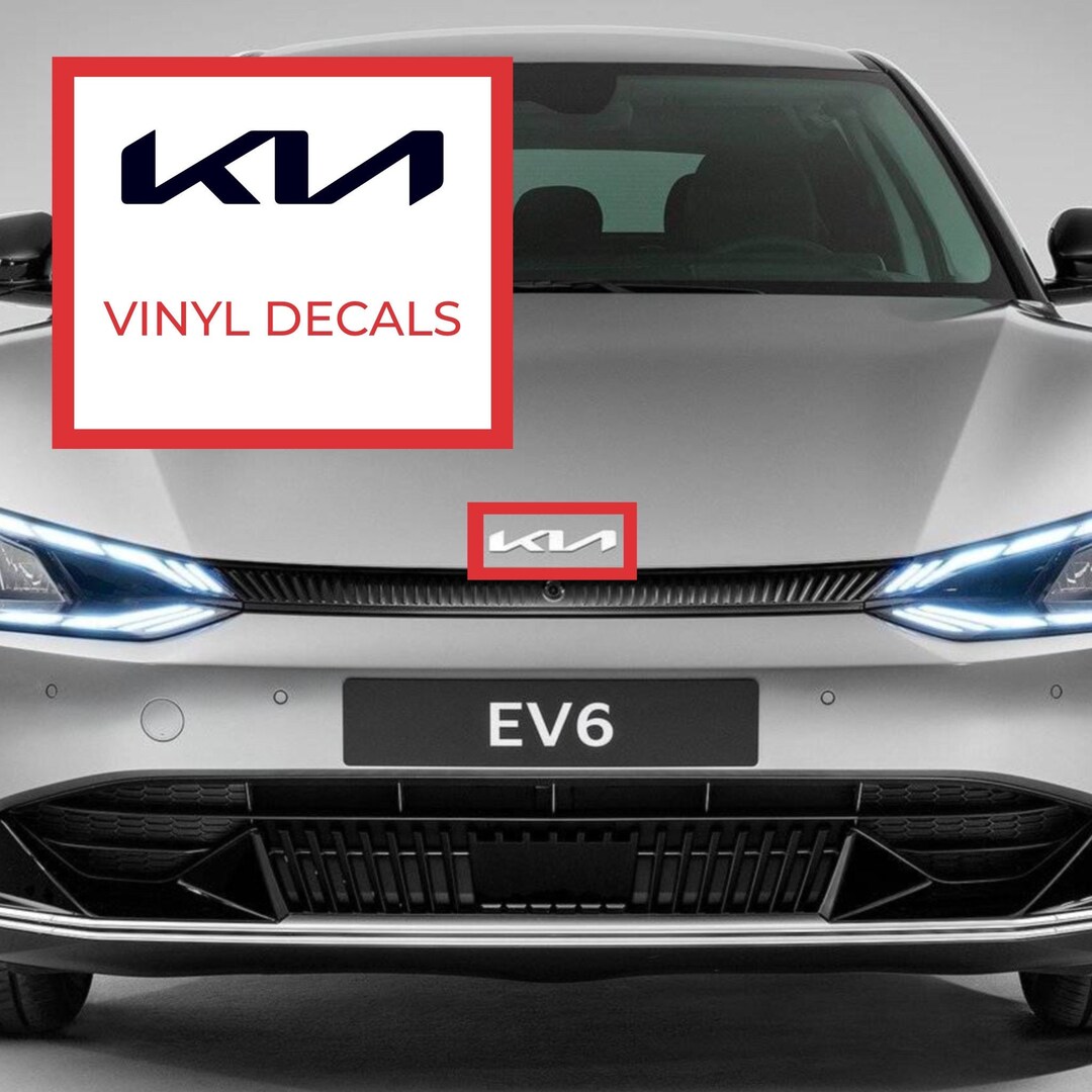 EV6 LOGO DECALS 4 Logo Decals Available in 42 Colors - Etsy UK