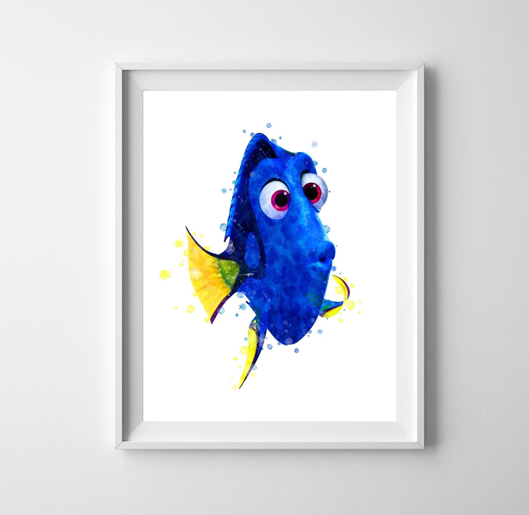 Finding Dory Watercolor Art Print Finding Dory Wall Art Dory Poster ...