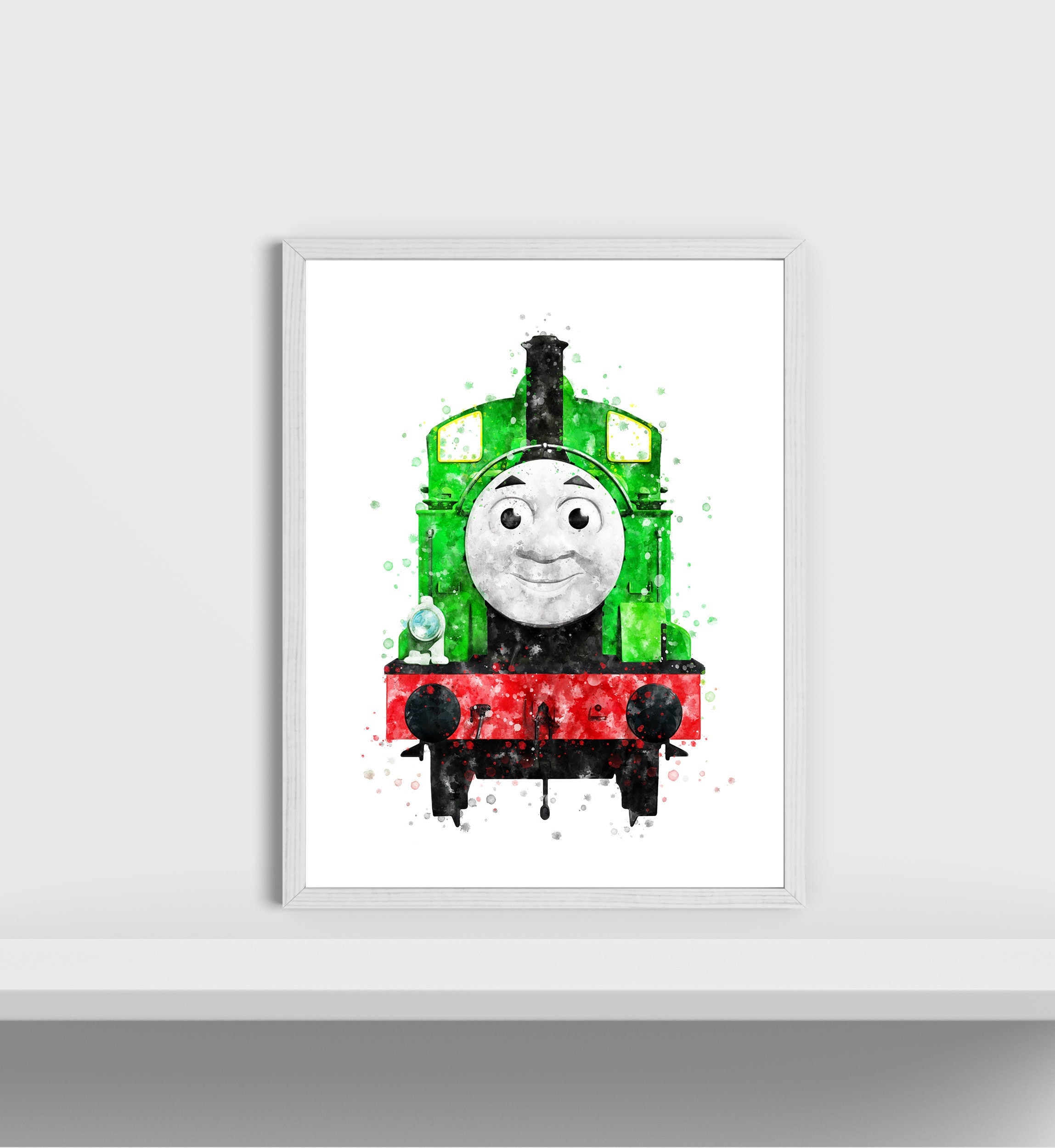 Percy the Train Poster Thomas and Friends Art Percy the Small - Etsy