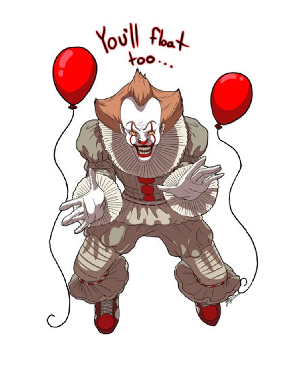 Pennywise Float IT SVG - Etsy
