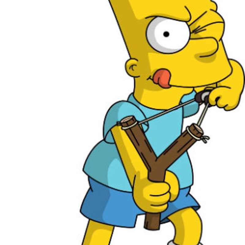 Realistic Bart Simpson Charlie Kirk - Etsy Canada