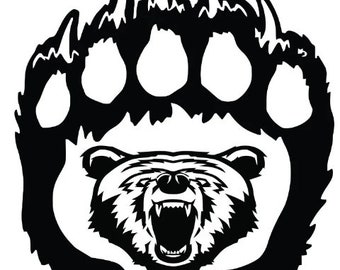 Bear Claw Svg - Etsy