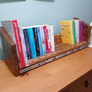Custom XL Tabletop Book Rack - You Choose Size and Colour - Etsy