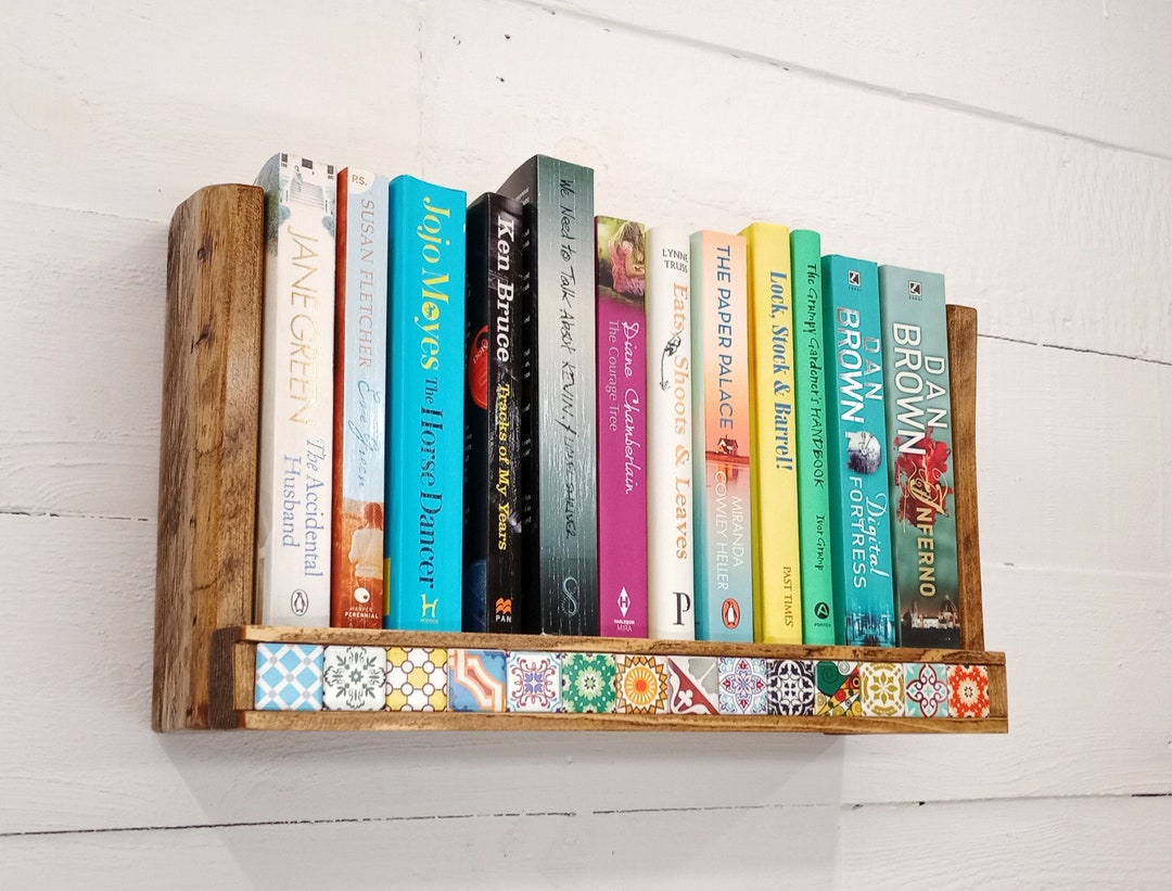 Custom Wall-mounted Book Rack - You Choose Length and Colour - Etsy