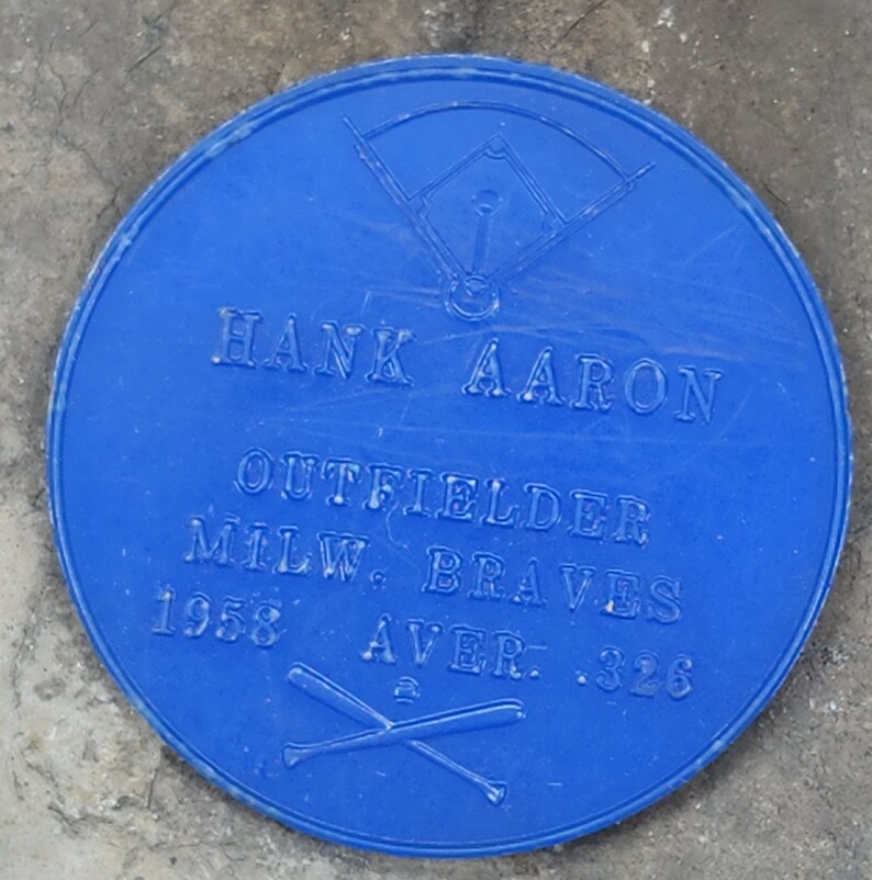 1959 Vintage Armour Meats Hank Aaron Baseball Card Coin - Etsy