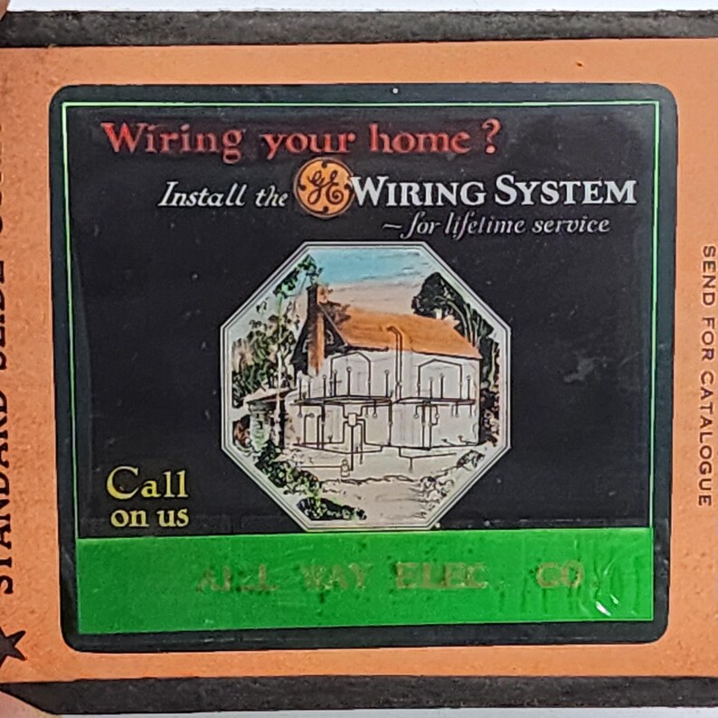 Antique GE General Electric Wiring System All-way Elec. Co. Magic ...
