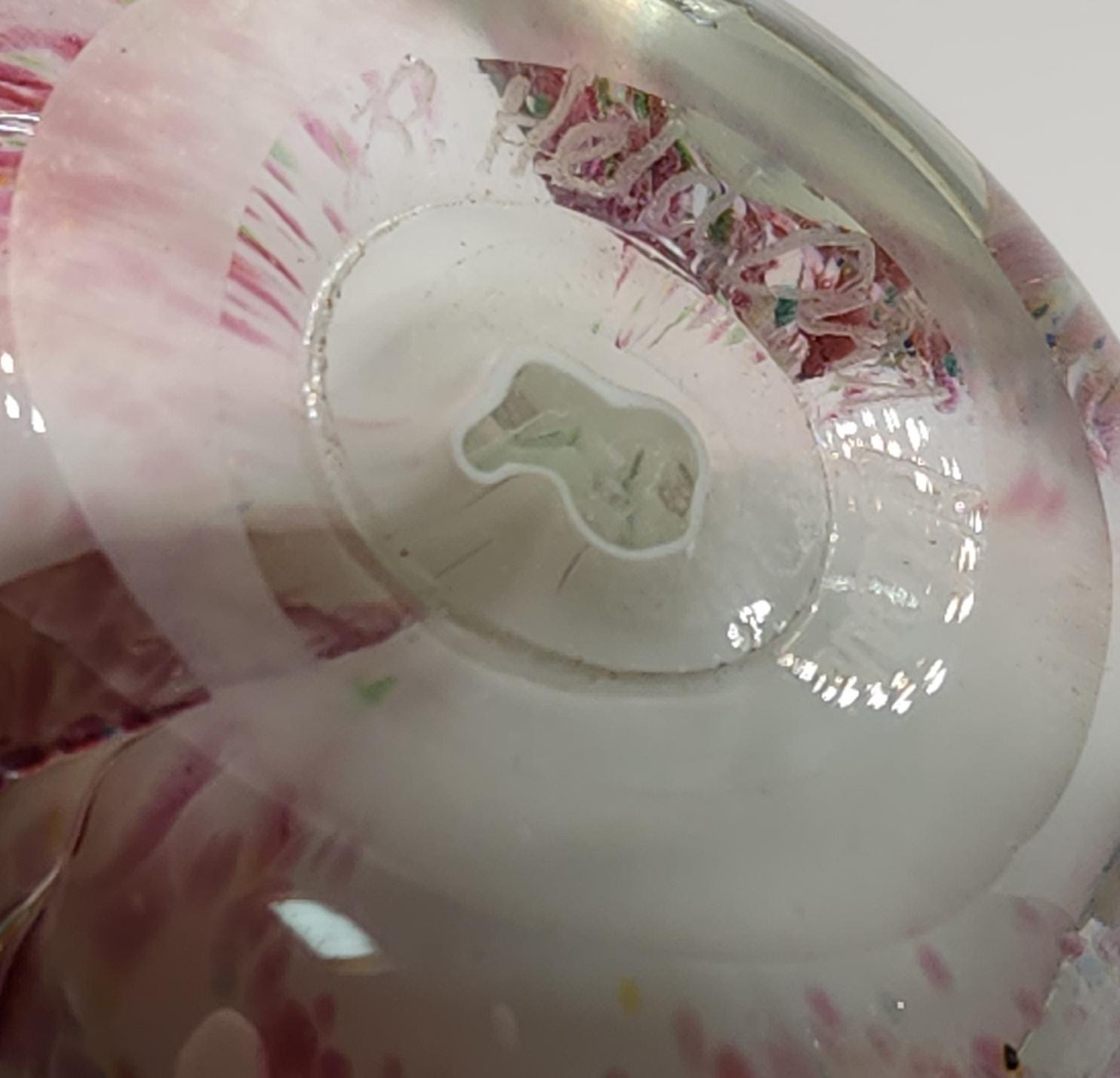 Vintage Robert Held Art Glass Signed Large Egg Shaped Paperweight ...