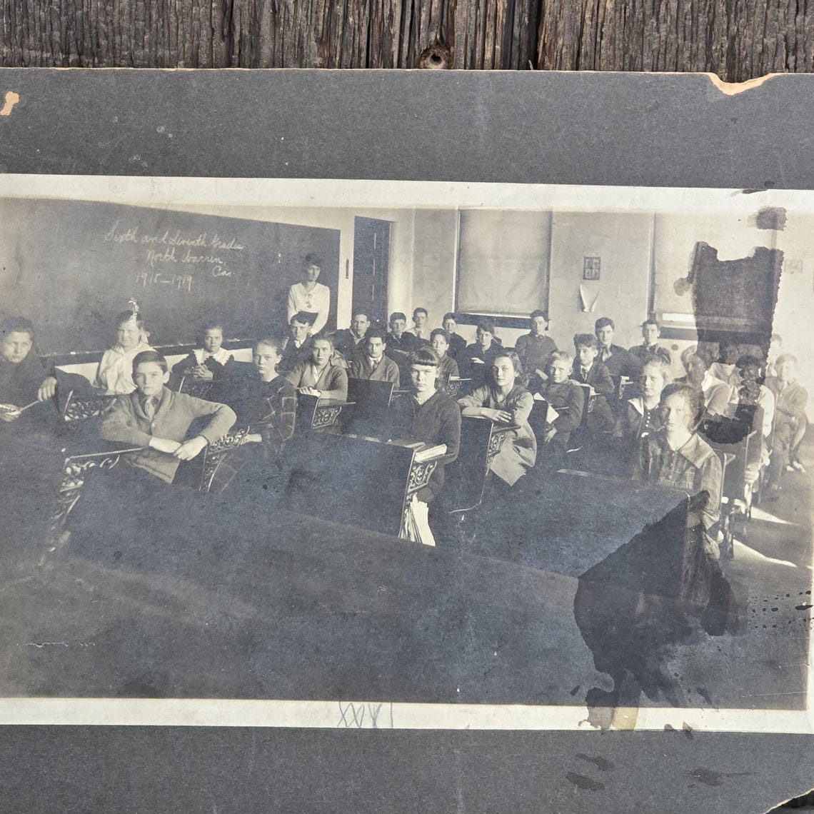 1919 Sixth & 7th Grade Class Photo North Warren, PA High School ...