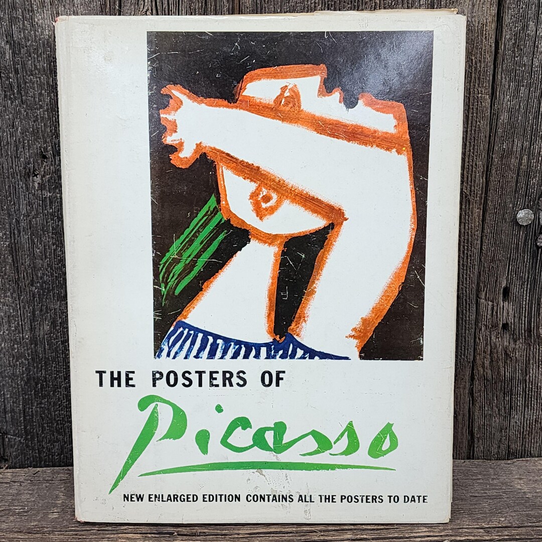 1964 the Posters of Picasso Enlarged Edition Book W/ DJ 48 Prints ...
