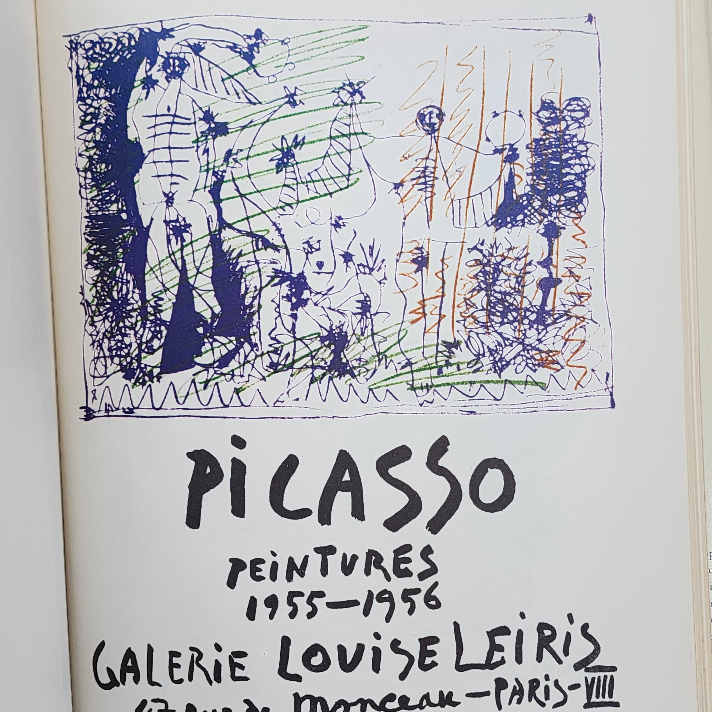 1964 the Posters of Picasso Enlarged Edition Book W/ DJ 48 Prints ...