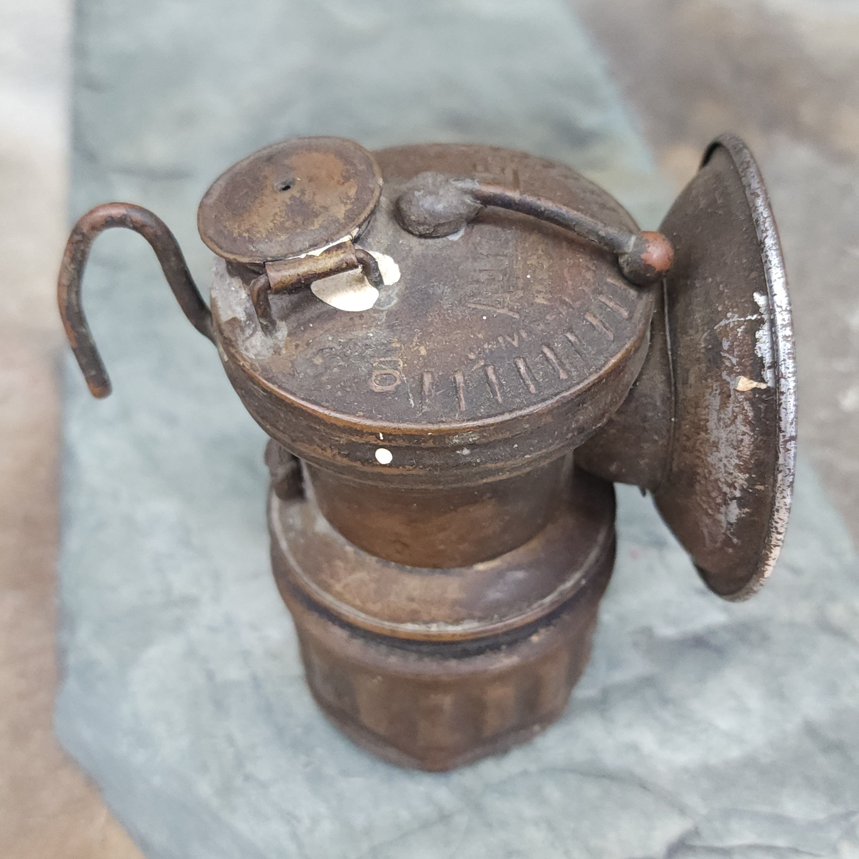 Autolite Antique Brass Coal Miner's Carbide Helmet Light - Etsy