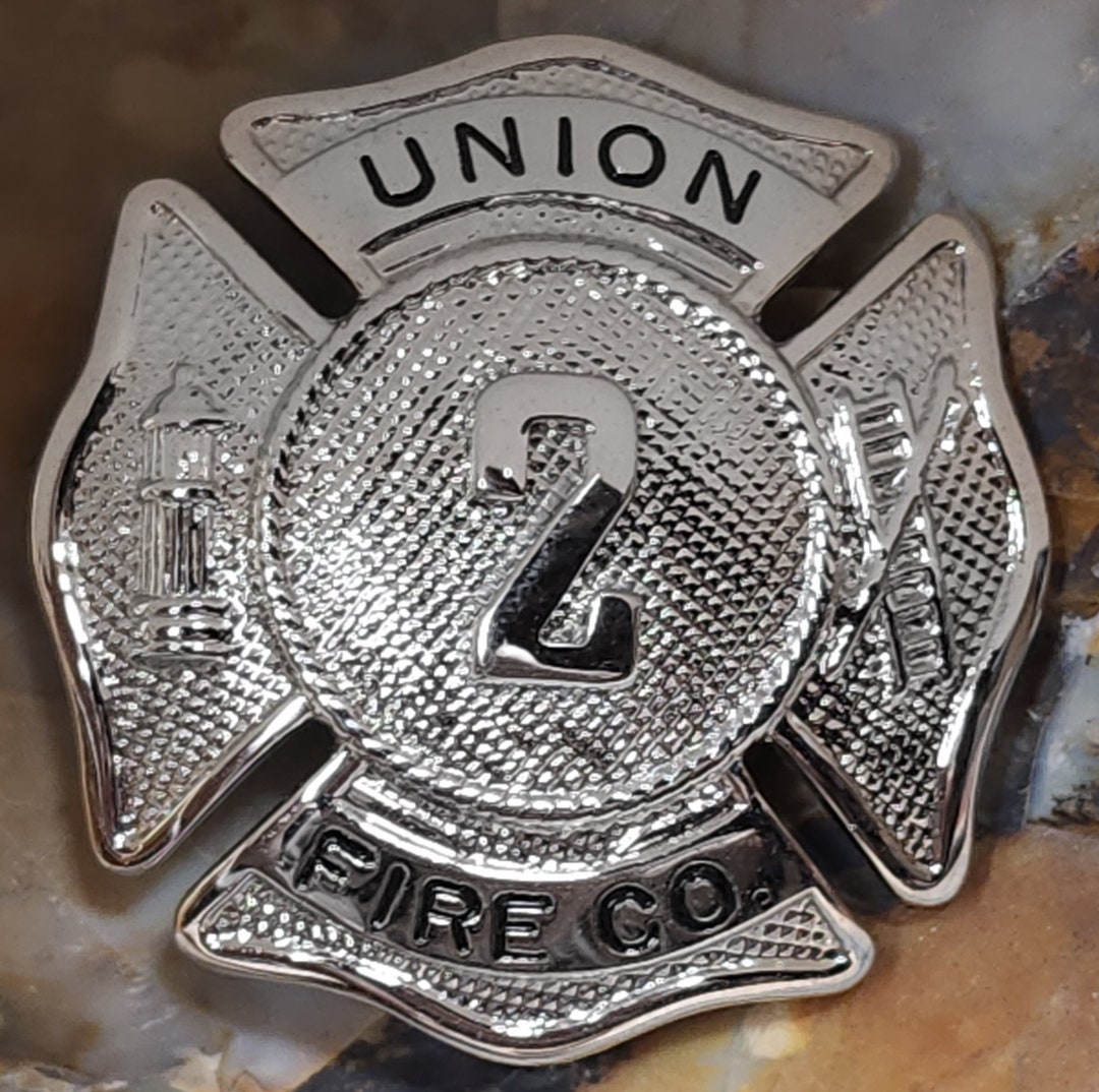 Vintage Obsolete Union Fire Co. Smith & Warren Firefighting Fireman Hat ...