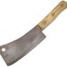 Antique Briddell Wood Handled Meat Cleaver Butcher Knife 8 Blade ...