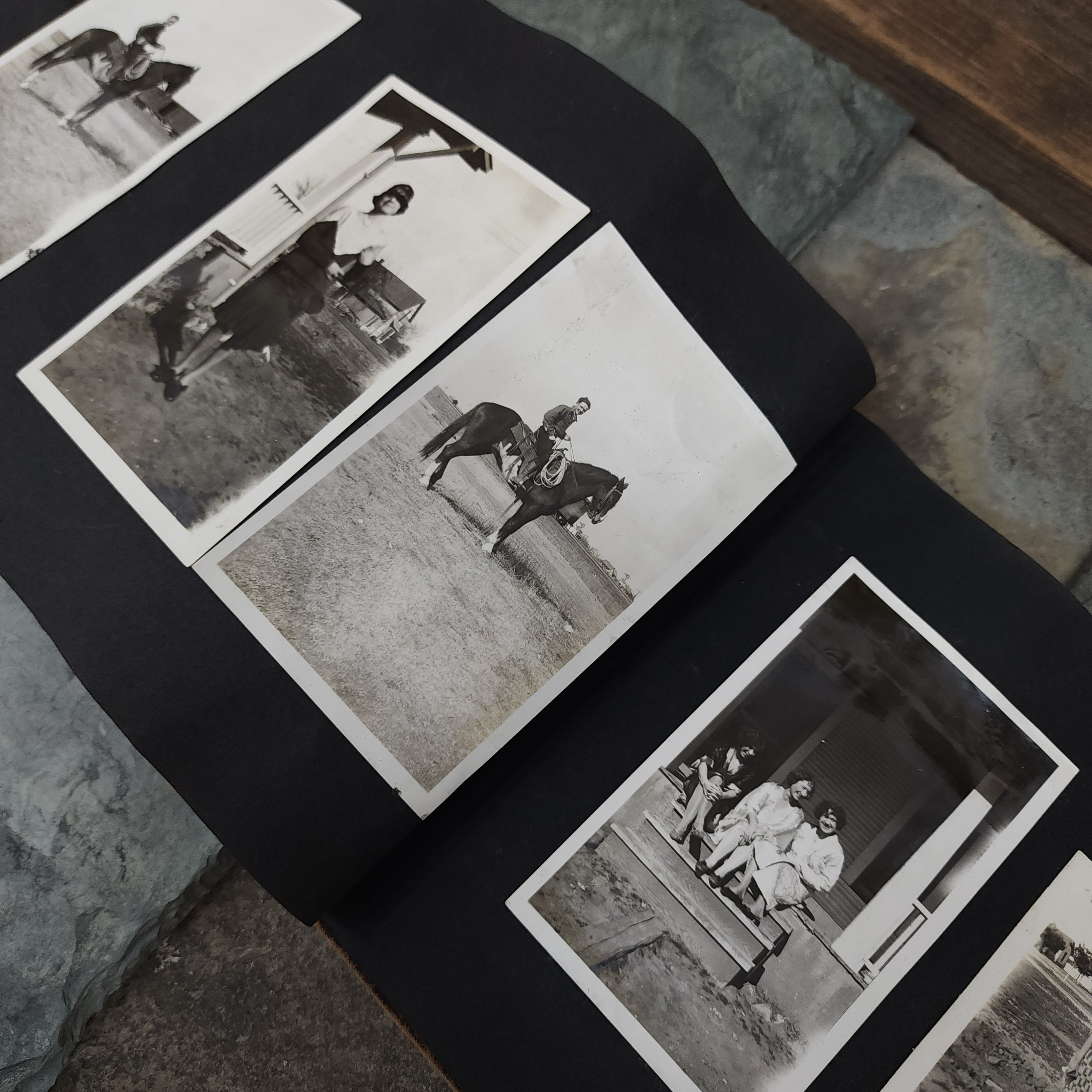 Antique World War I Era Family Photo Album Photograph Book Post-mortem ...