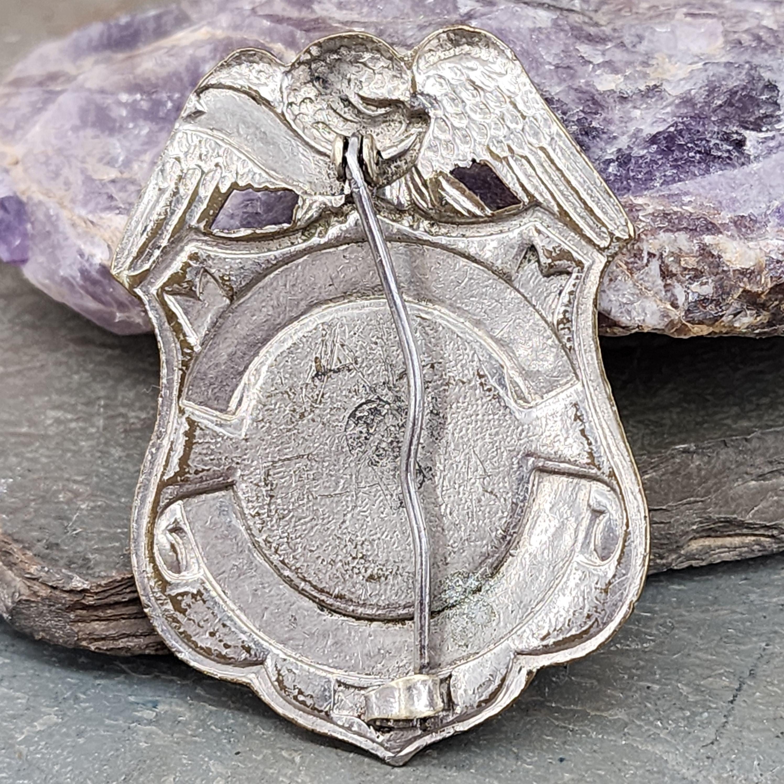 Obsolete Vintage Fire Police Badge Firefighter Salamanca, NY Officer ...