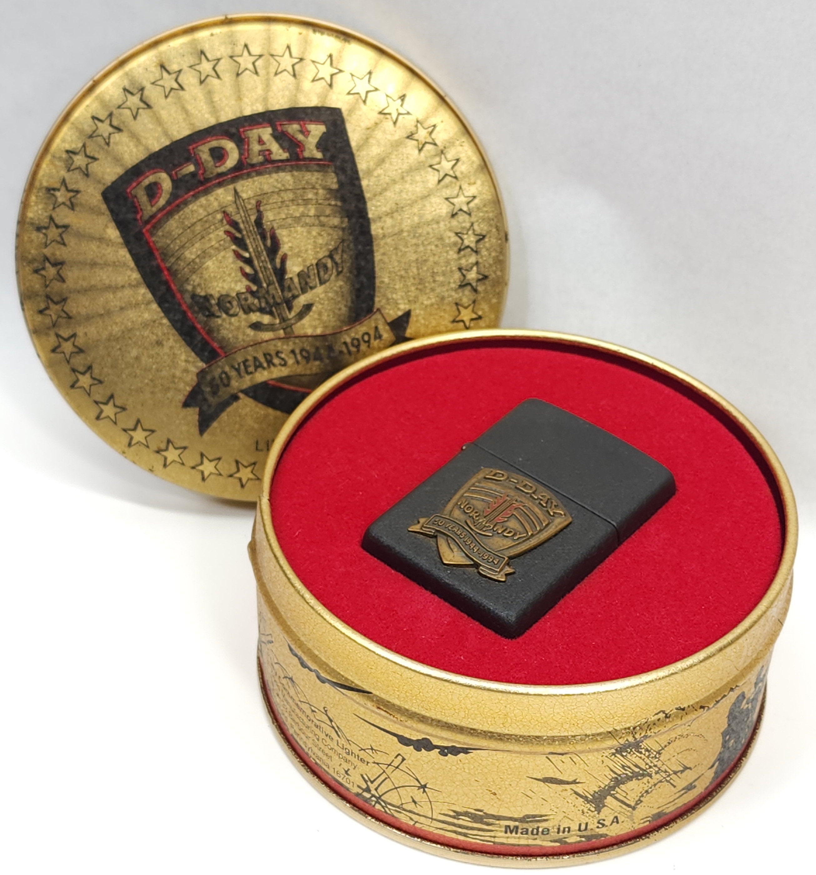 ZIPPO LIGHTER D Day Normandy 50th Anniversary 1944 1994 43 OFF