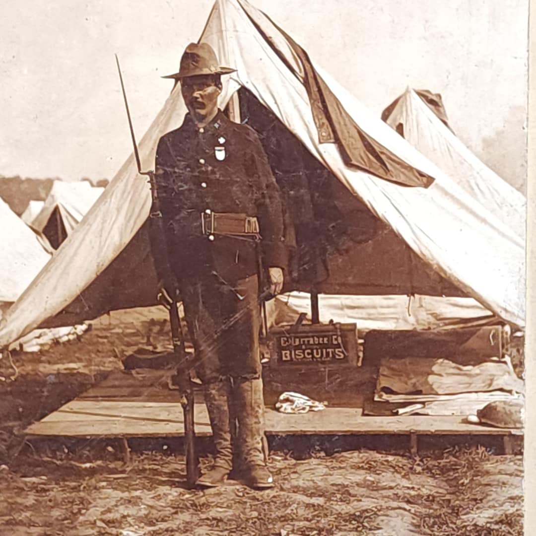 1899 Identified Spanish American War Soldier Photograph Card Alva ...