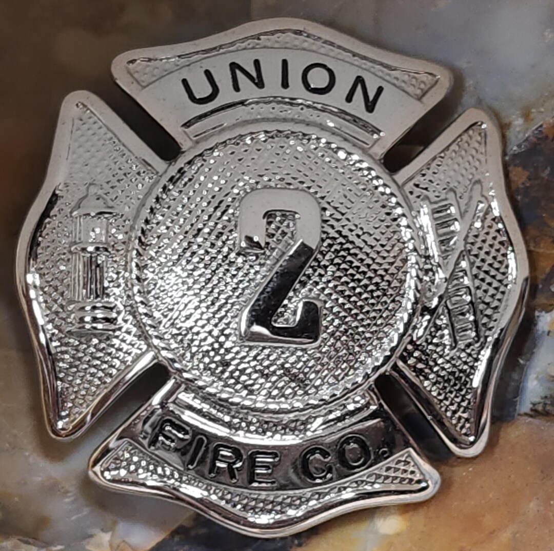 Vintage Obsolete Union Fire Co. Smith & Warren Firefighting Fireman Hat ...
