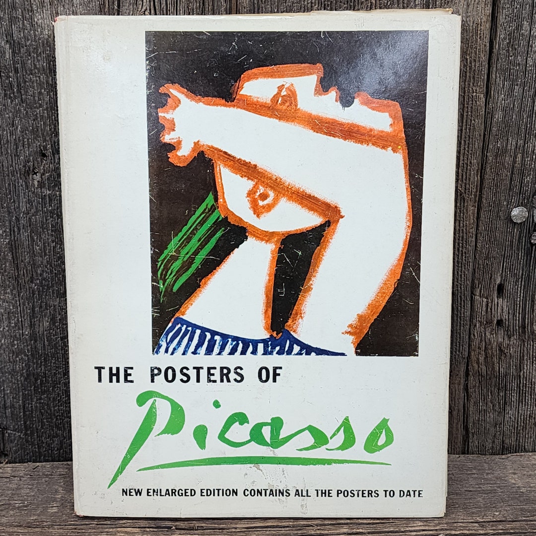1964 the Posters of Picasso Enlarged Edition Book W/ DJ 48 Prints ...