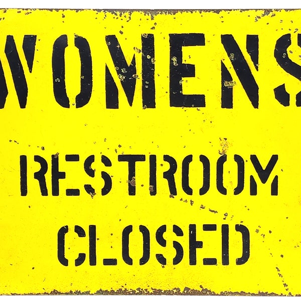Restroom Closed Sign - Etsy