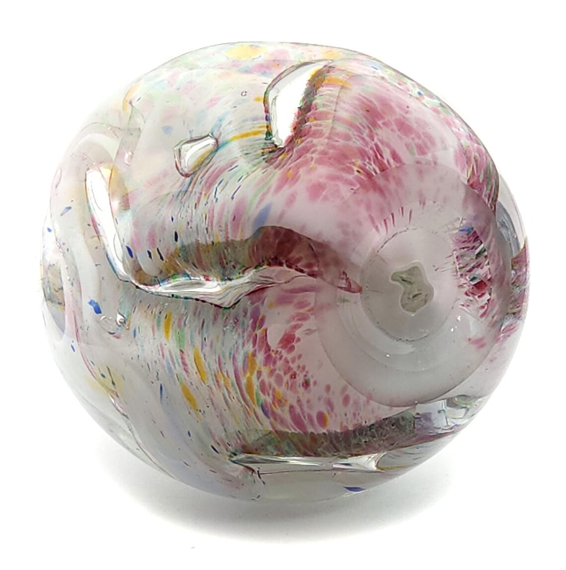 Vintage Robert Held Art Glass Signed Large Egg Shaped Paperweight ...
