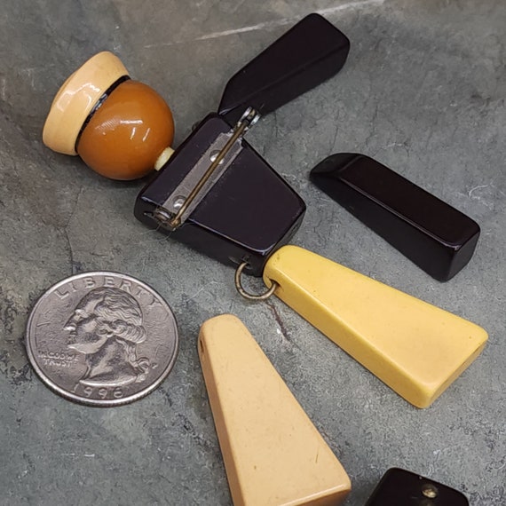 Antique Figural Navy Sailor Bakelite Catalin Estate B… - Gem