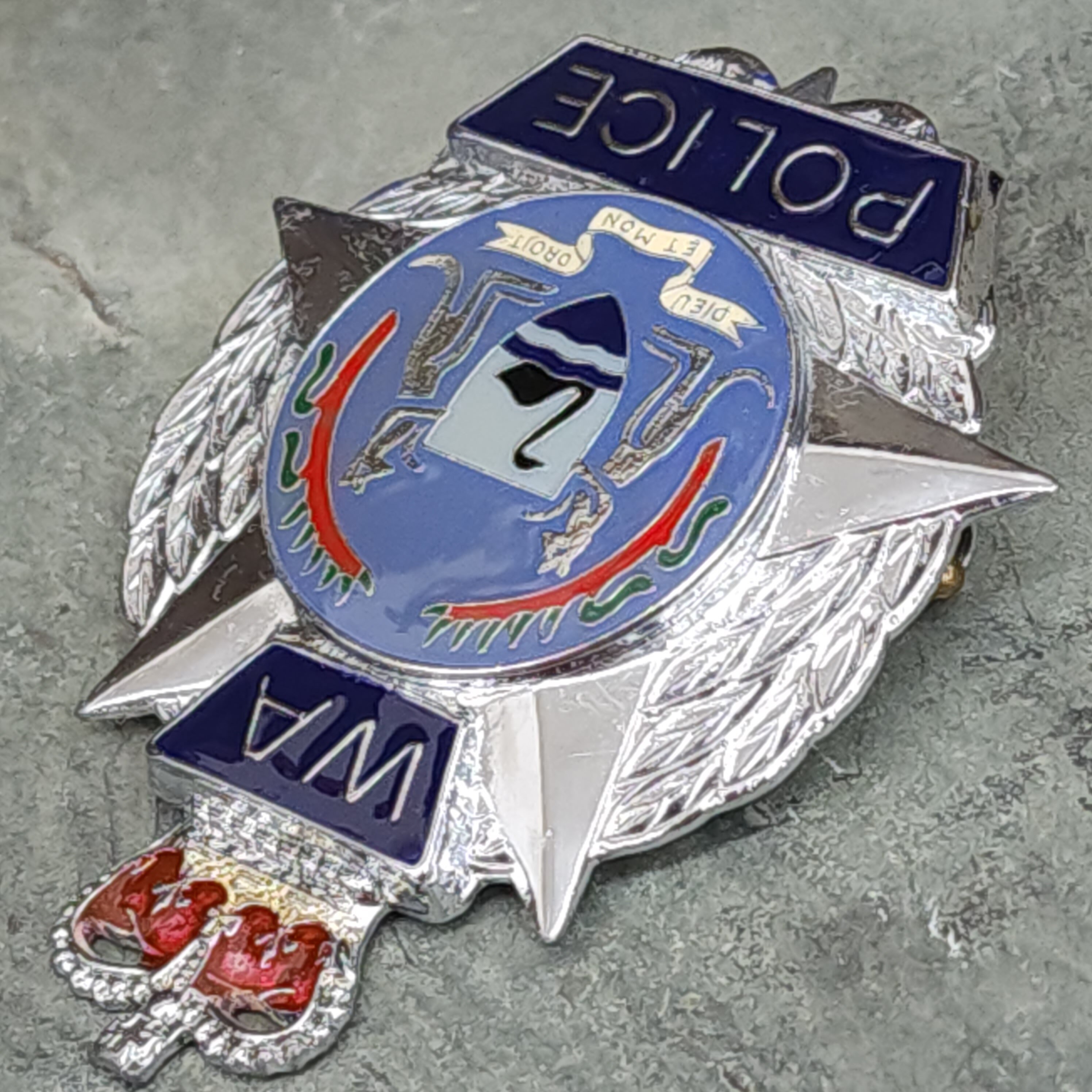 Vintage Western Australia Enameled Police Force Officer Badge - Etsy ...