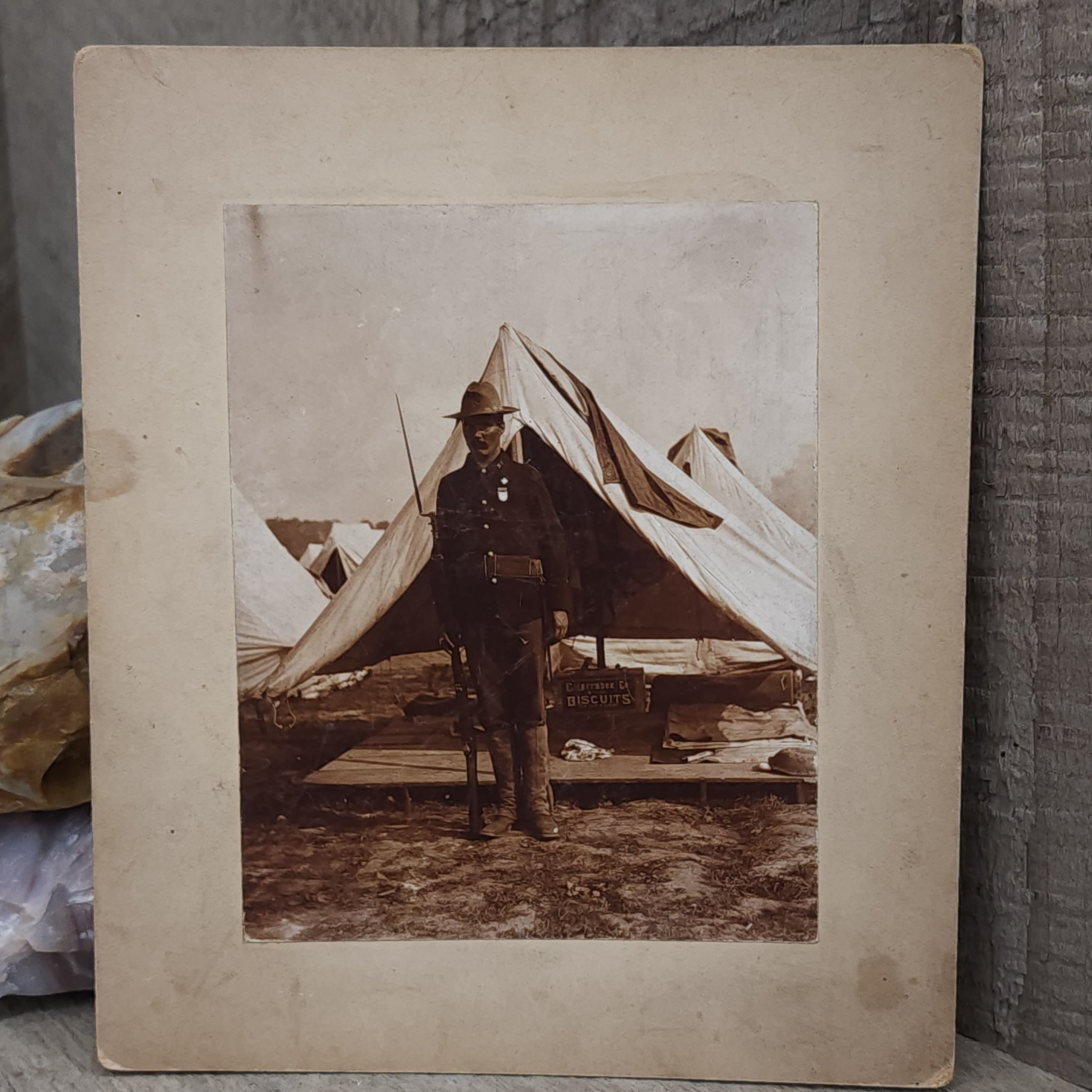 1899 Identified Spanish American War Soldier Photograph Card Alva ...