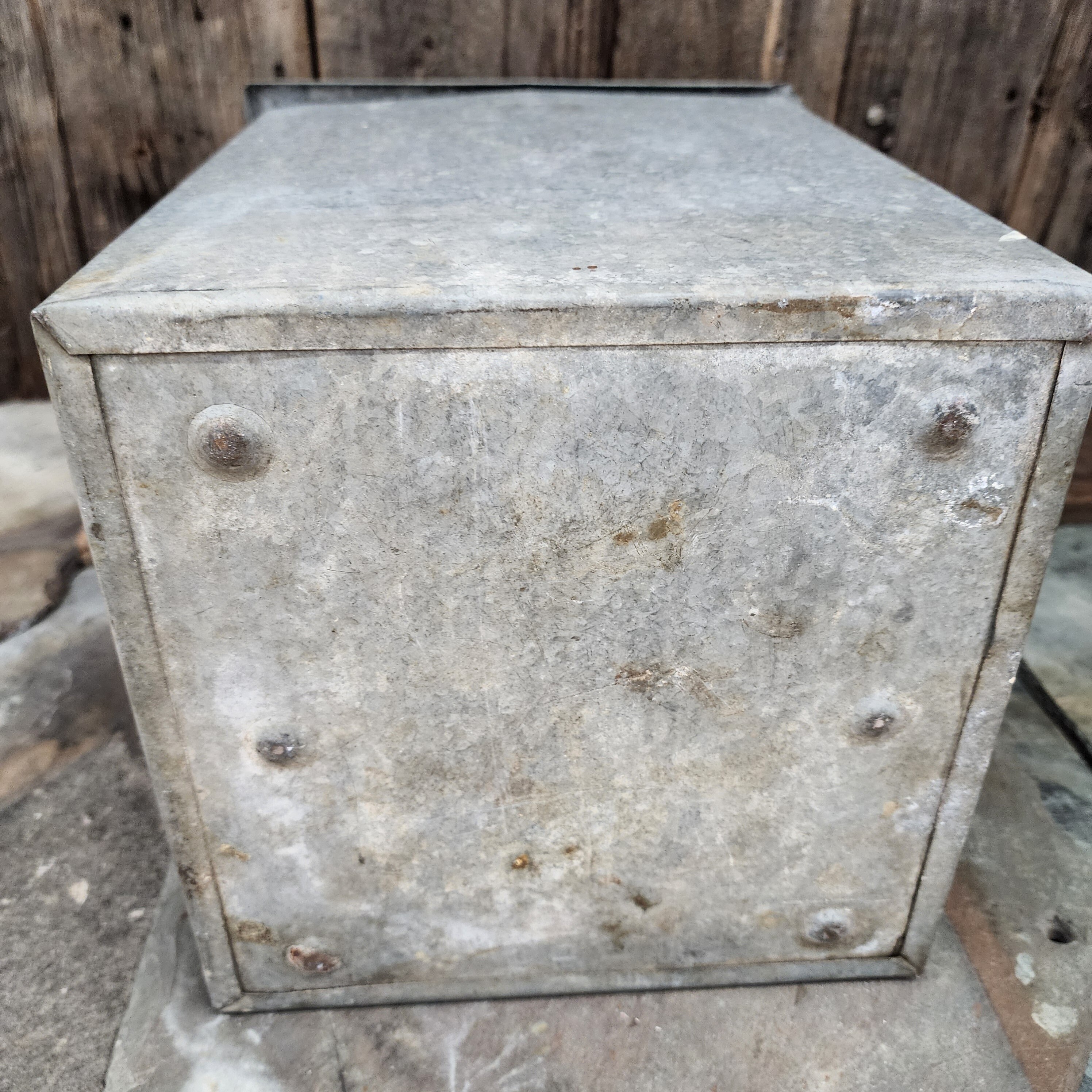 Antique Hydrox Dairy Advertising Metal Porch Box Milk Man Delivery ...