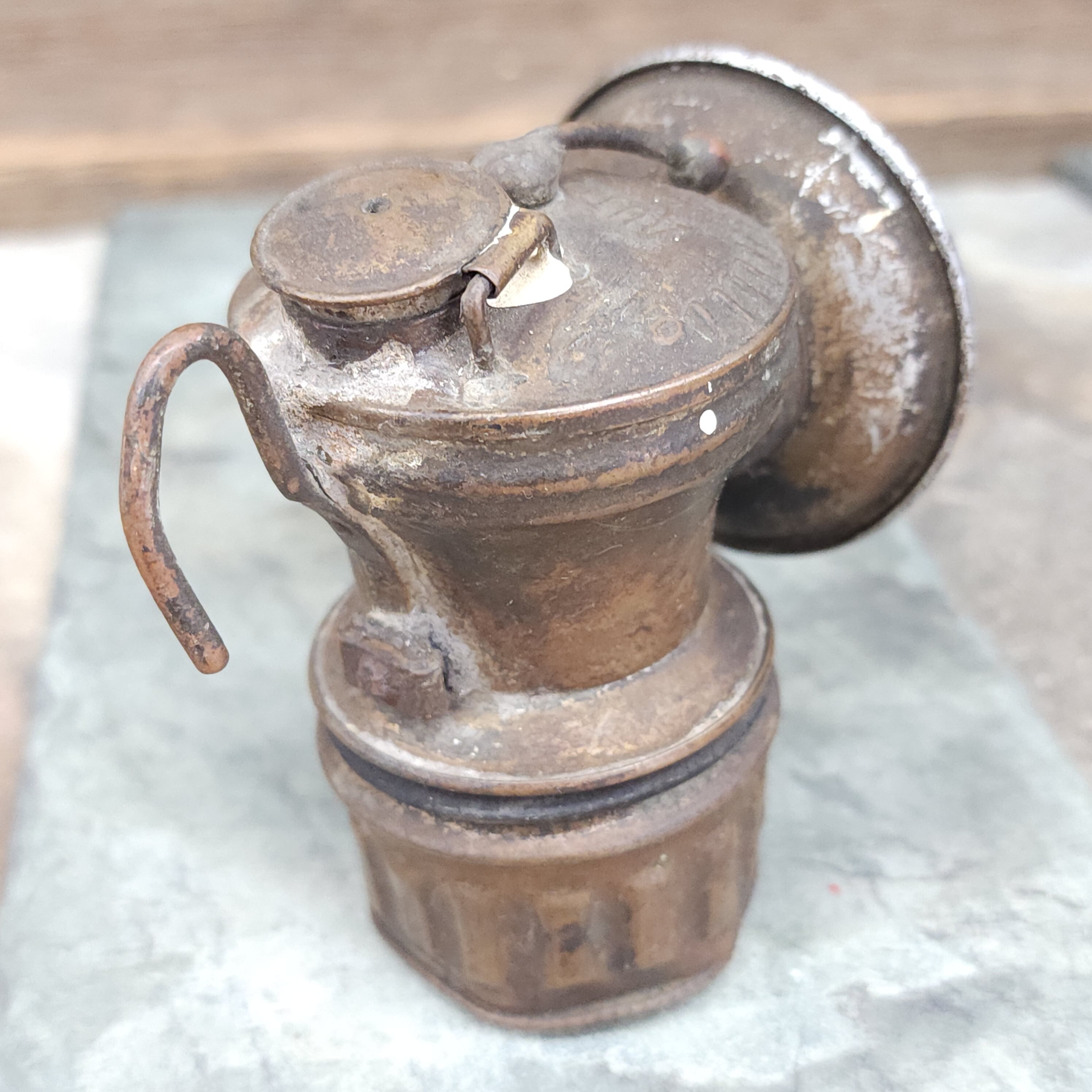 Autolite Antique Brass Coal Miner's Carbide Helmet Light - Etsy