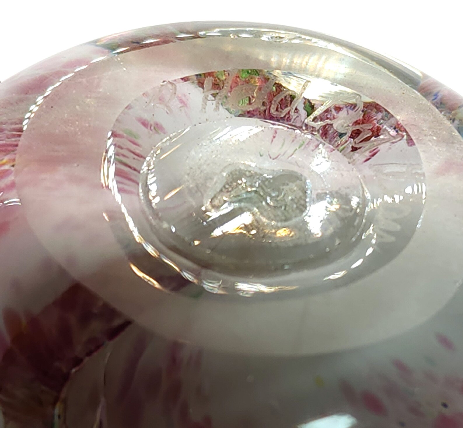 Vintage Robert Held Art Glass Signed Large Egg Shaped Paperweight ...